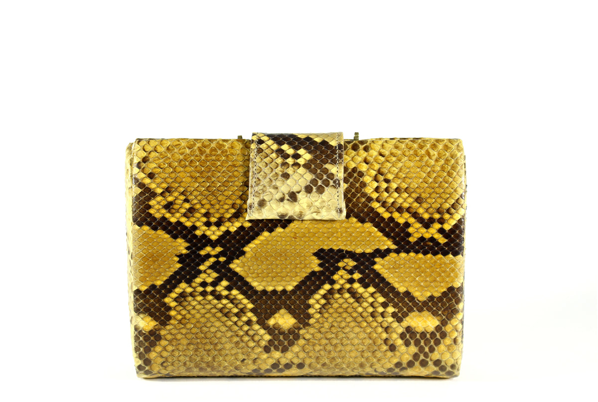 VARON python clutch – Vintage Carwen