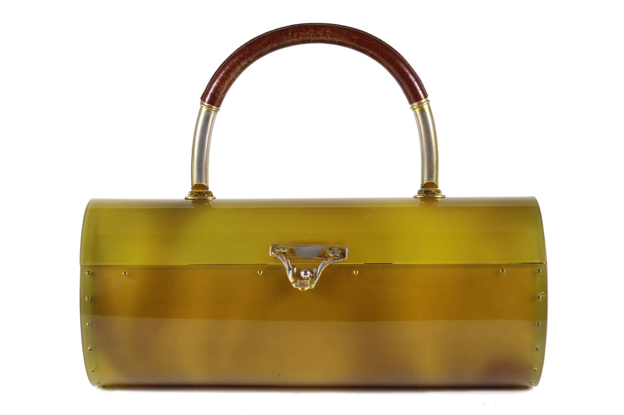 MAGDA caramel color lucite handbag – Vintage Carwen